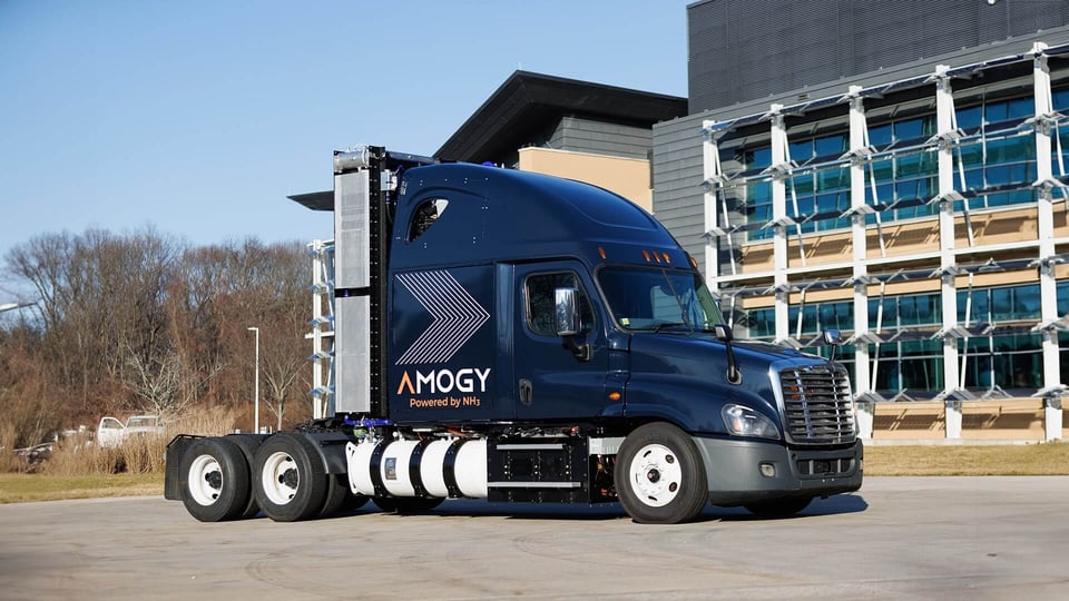 Carbon-Free Ammonia-Powered Truck Demo | Decarbonizing Transport | Amogy